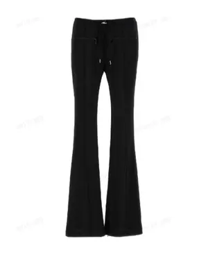 COURREGES Courrèges Drawstring Pleated Bootcut Pants