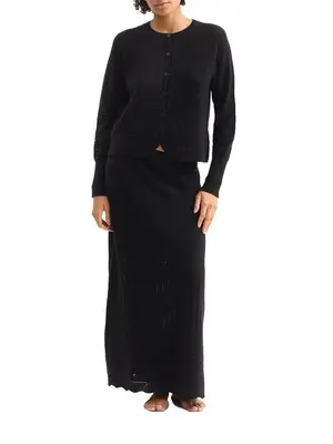 ERES Trio Button Cardigan - Black