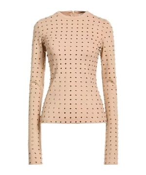 Sportmax Crew Neck Long-sleeve T-shirt - Nude