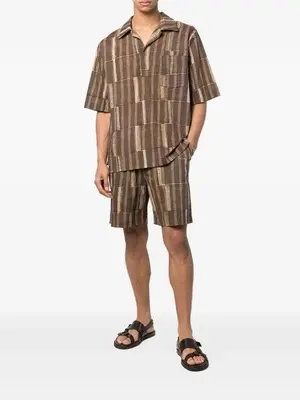 Nanushka Striped Elasticated-waist Shorts