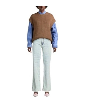 MAXCO. High-rise Slim Fit Flared Jeans