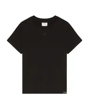 COURREGES Courrèges Crewneck Short-Sleeved T-Shirt