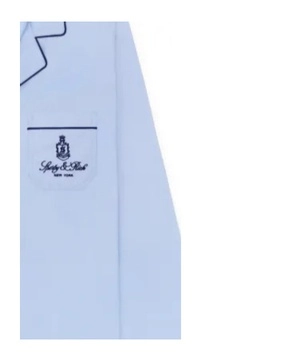 SPORTY  RICH Sporty & Rich Long Sleeve Embroidered Pocket Shirt