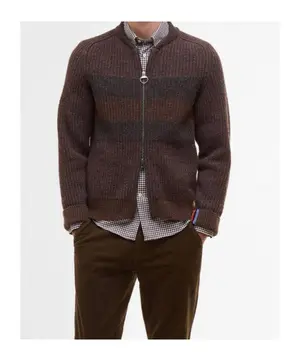 Barbour X Paul Smith Striped Cardigan