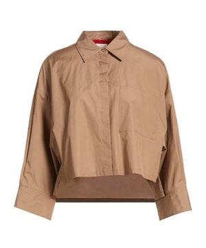 MAXCO. Max&co. Poplin Shirt With Embroidered Logo