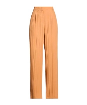 MAXCO. High-waist Loose Suit Trousers - Orange
