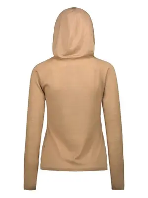 COURREGES Logo-embroidered Wool Hoodie