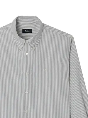 A.p.c. Striped Long-sleeve Shirt