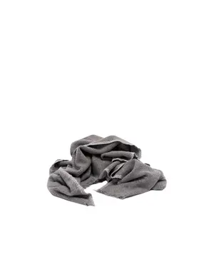 Brunello Cucinelli Fringed Edge Knitted Scarf - Gray