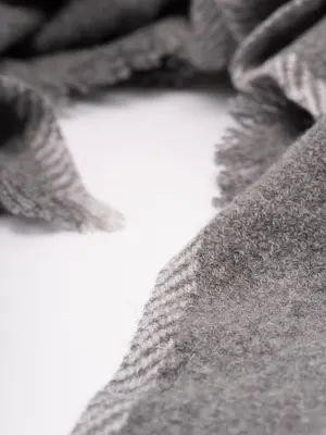 Brunello Cucinelli Fringed Edge Knitted Scarf