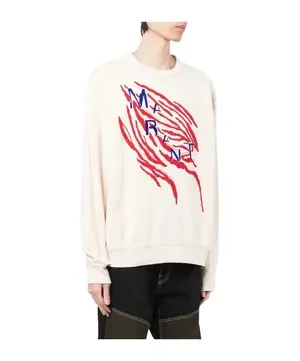 Isabel Marant Étoile Tiger-stripe Embroidered Sweatshirt