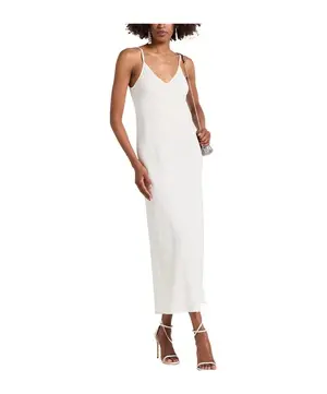 MAISON MARGIELA Satin Spaghetti Strap Dress