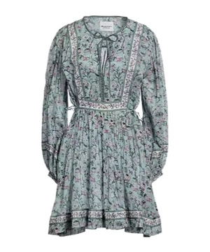 Isabel Marant Étoile Floral Long-sleeve Dress - Gray