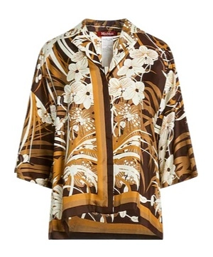 Max Mara Colorful Printed Shirt
