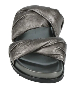 Rick Owens Metallic Genuine Leather Sandals