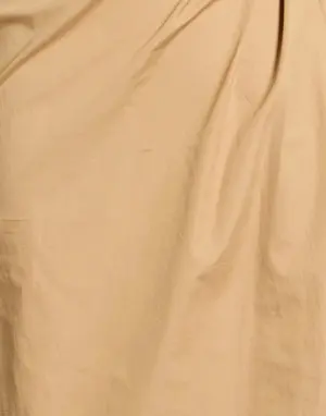 Max Mara Plain Gathered Cutout Shirt Dress - Nude