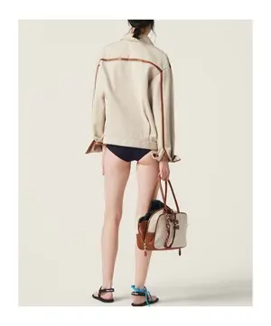 Miu Miu Logo-embroidered Stretched Bikini Bottoms