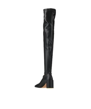 MAISON MARGIELA Solid-color Knee-high Boots - Black