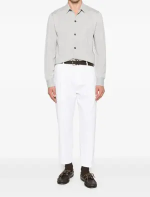 Eleventy Button-down Wool Shirt