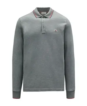 Men's Moncler Long Sleeve Polos