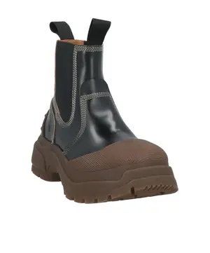 MAISON MARGIELA Two-tone Platform Leather Boots