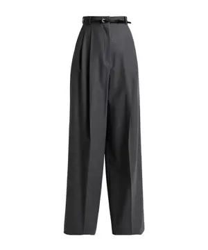 Sportmax Loose Straight-leg Belted Trousers
