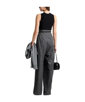 Sportmax Loose Straight-leg Belted Trousers