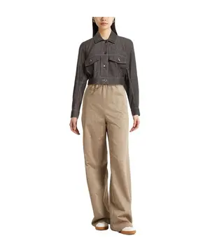 Brunello Cucinelli Cropped Denim Jacket