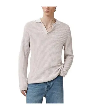 ALLSAINTS Ribbed Polo-neck Sweater