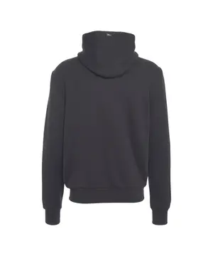 Herno Ribbed Panelled Zip-front Hoodie