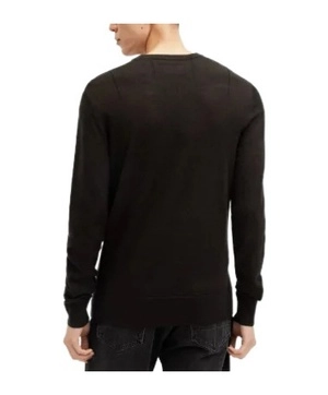 ALLSAINTS Embroidered-logo Crew-neck Sweater