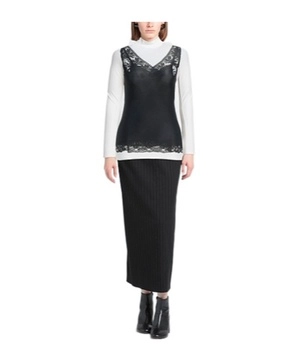 Balenciaga Two-tone High-elastic T-shirt