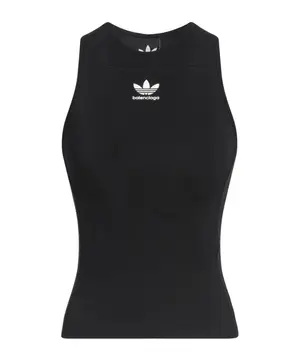 Balenciaga High-neck Fitted Sleeveless Top