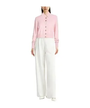 Sportmax Solid-color Wool Knitted Top