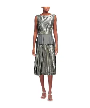 MAISON MARGIELA Two-tone Sleeveless Dress