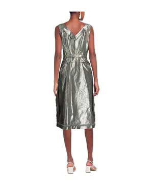 MAISON MARGIELA Two-tone Sleeveless Dress