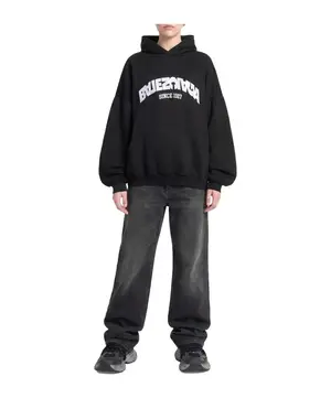 Balenciaga Printed Cotton Blend Hoodie