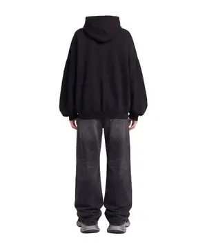 Balenciaga Printed Cotton Blend Hoodie
