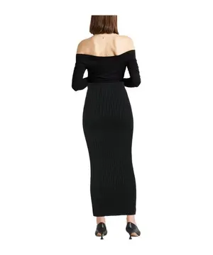 Max Mara Knitted Pencil Skirt - Black