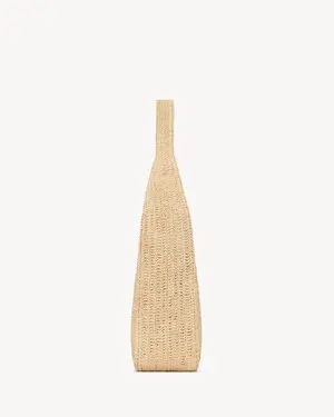 Saint Laurent Le 5 À 7 Raffia Shoulder Bag