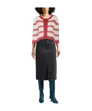 Marni Striped Knitted Cardigan