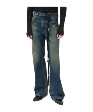 ANN DEMEULEMEESTER Faded Flared Jeans