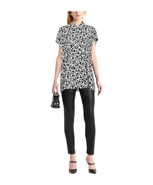 Marni Oversized Floral Print Sleeveless Poplin Shirt