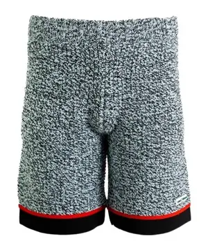 Casablanca Textured Trim Shorts - Gray