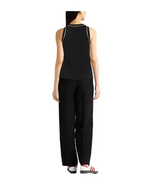 Brunello Cucinelli Solid-color Sleeveless Crew Neck Blouse