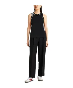 Brunello Cucinelli Solid-color Sleeveless Crew Neck Blouse
