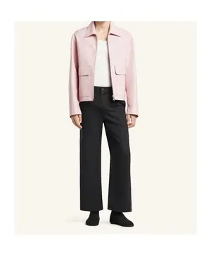 COURREGES Double Pocket Leather Jacket
