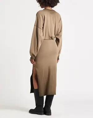 Isabel Marant Étoile Solid Color Long Sleeve T-shirt Dress