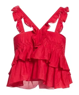 Isabel Marant Étoile Ruffled Camisole Top - Red