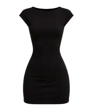 REFORMATION Soleil Knitted Dress - Black